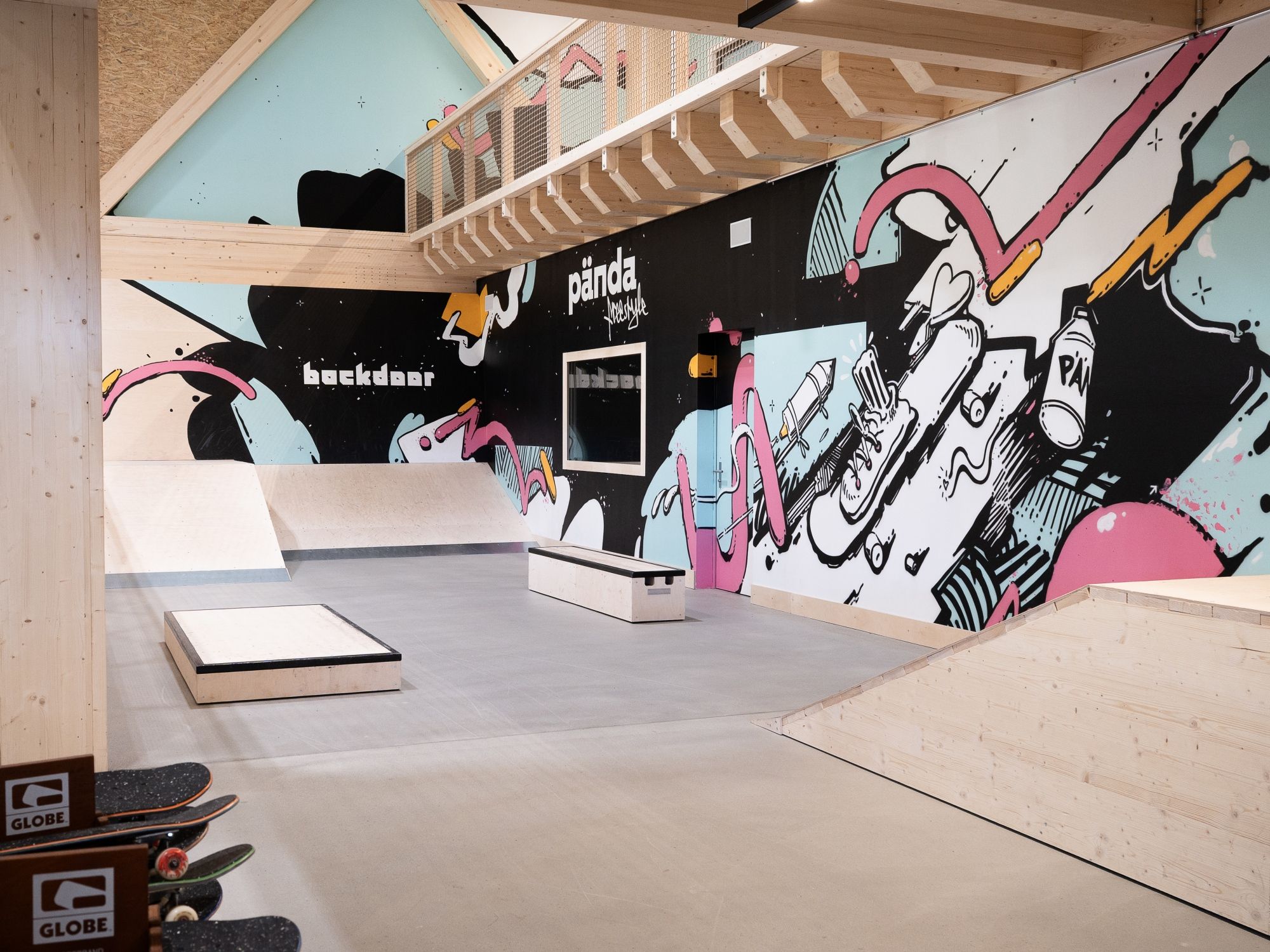 Trampoline and Skatepark in Wilderswil