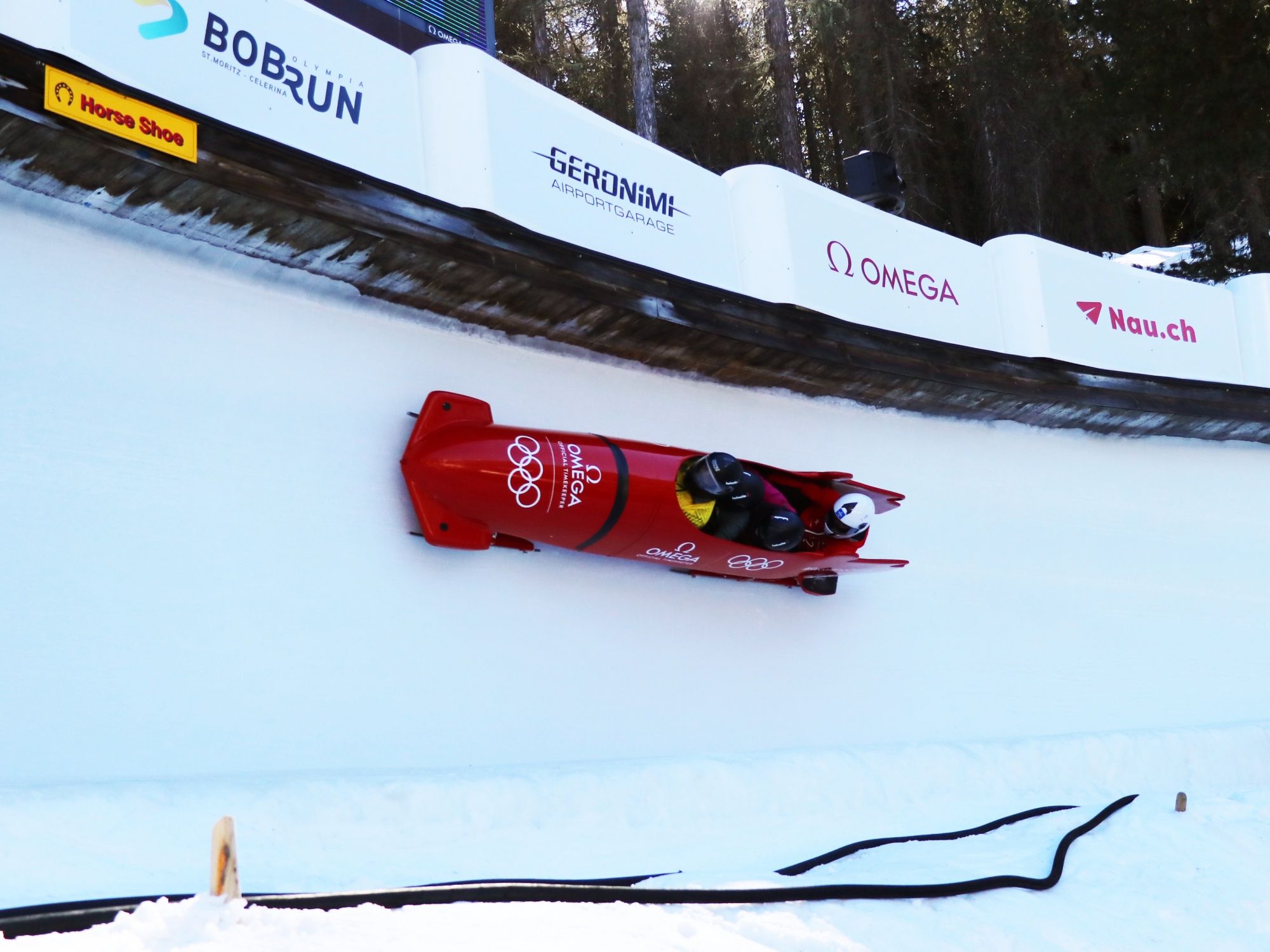 Olympic bobsleigh in St. Moritz