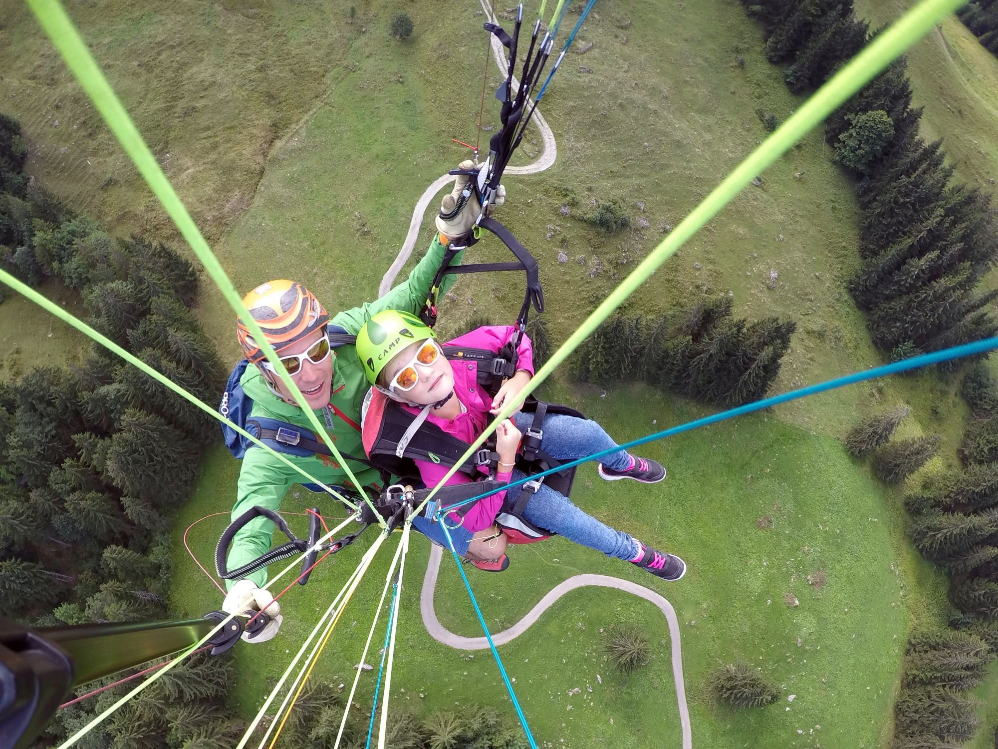 "Ikarus Traum" Paragliding doop in Gruyère