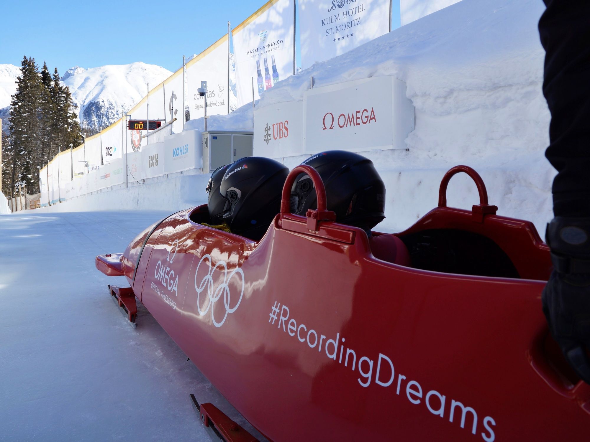 Olympic bobsleigh in St. Moritz