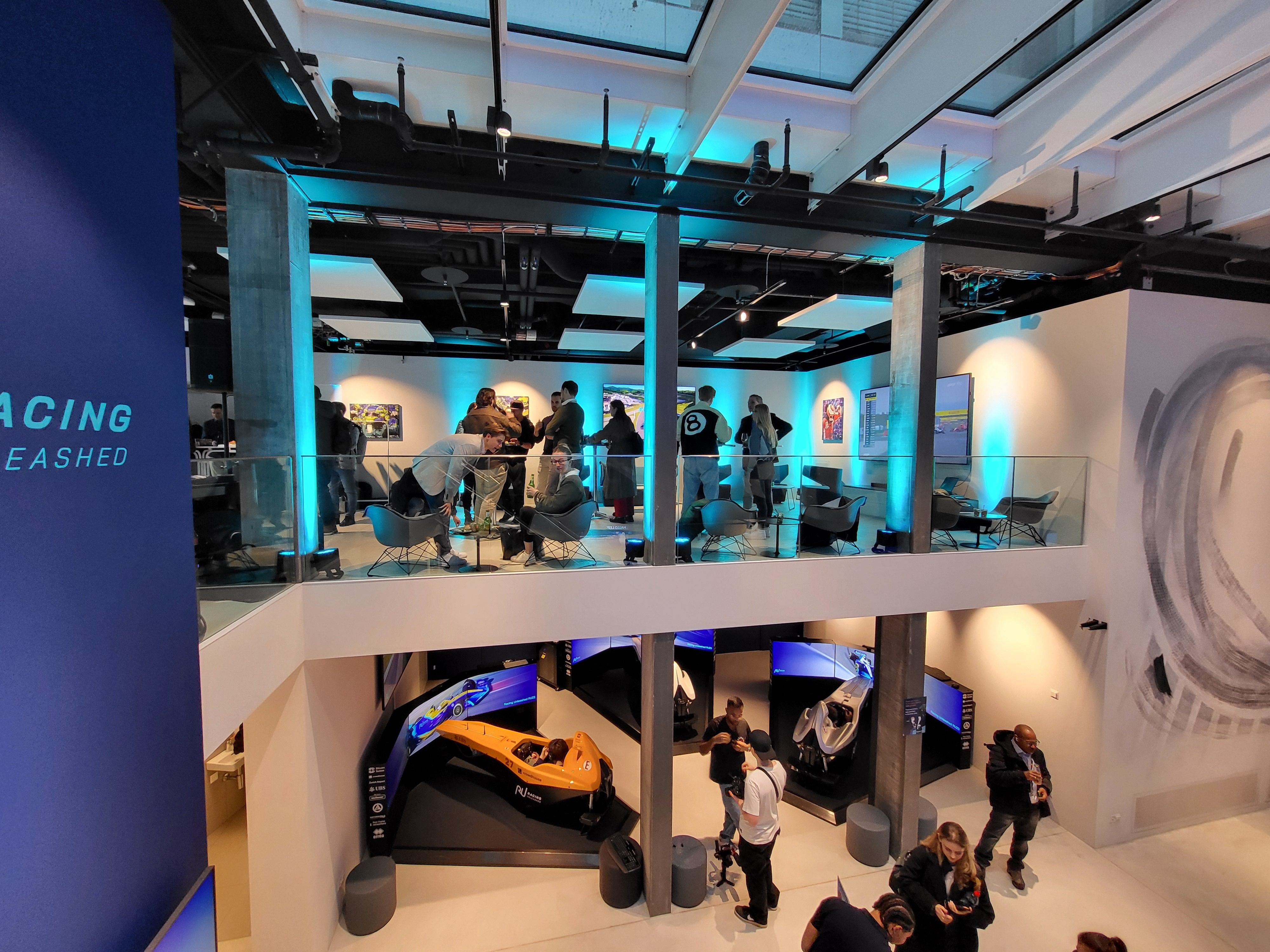 Racing Unleashed - Driving in the racing simulator at Zurich Airport