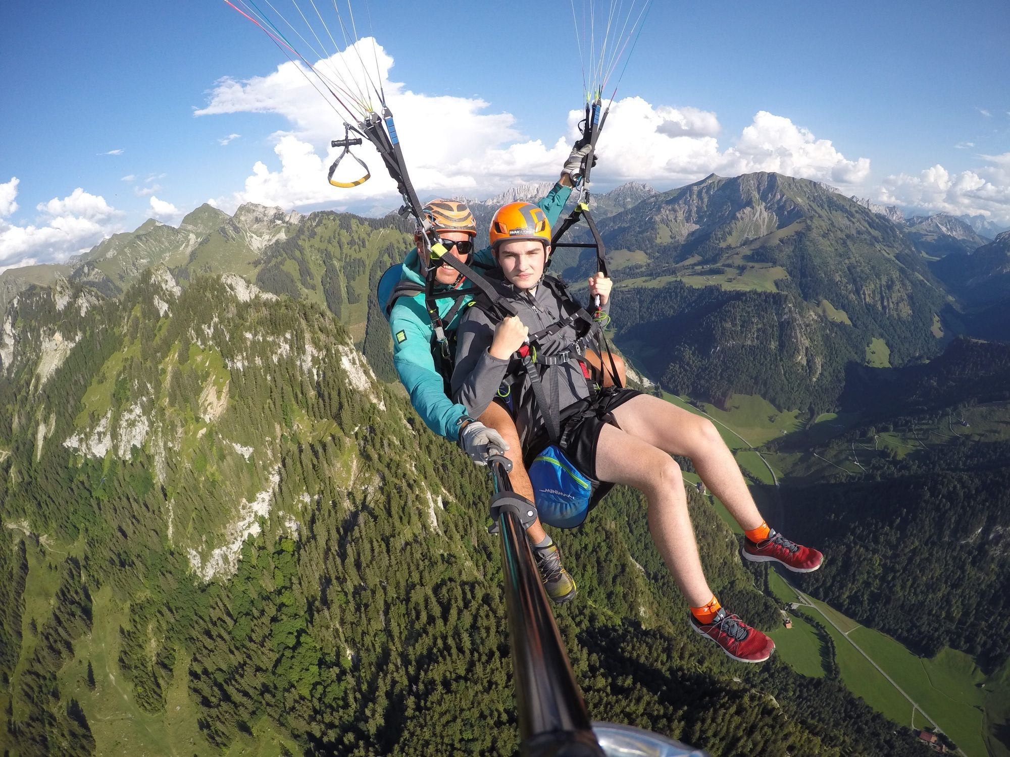 "Ikarus Traum" Paragliding doop in Gruyère
