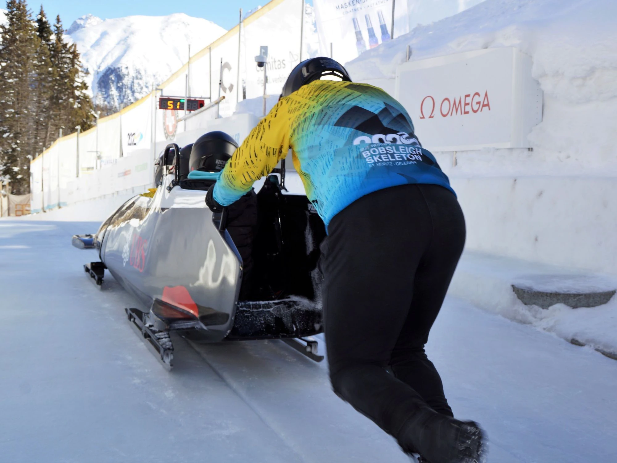 Olympic bobsleigh in St. Moritz