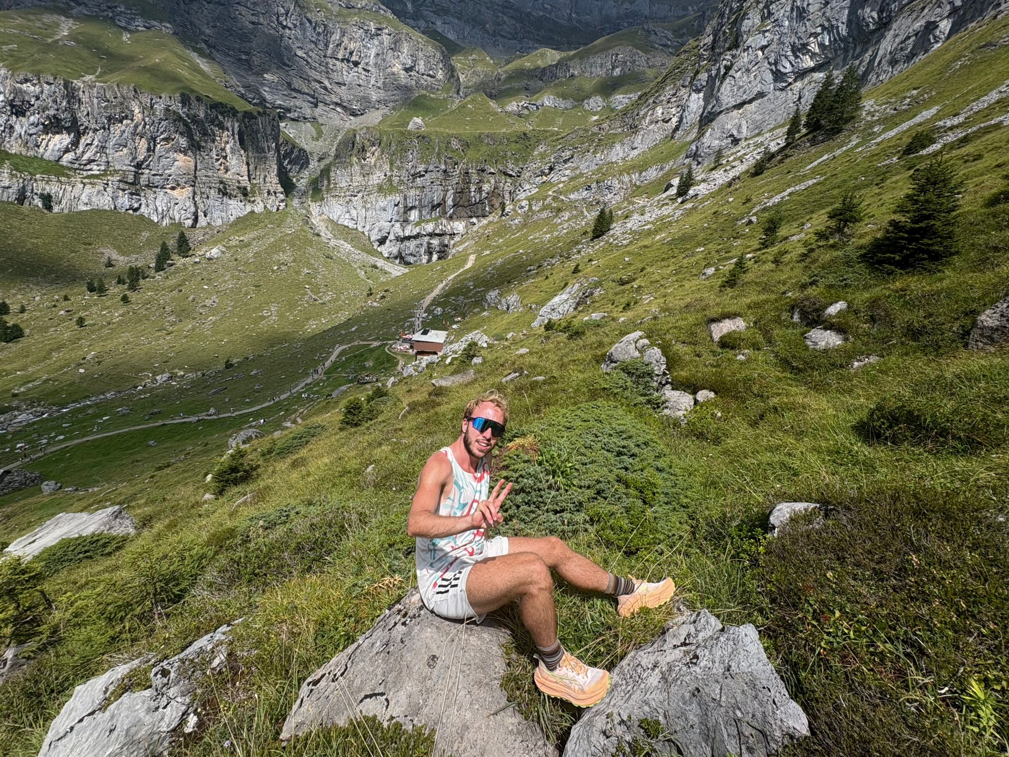 Caminhada guiada com triatleta suíço a partir de Kandersteg