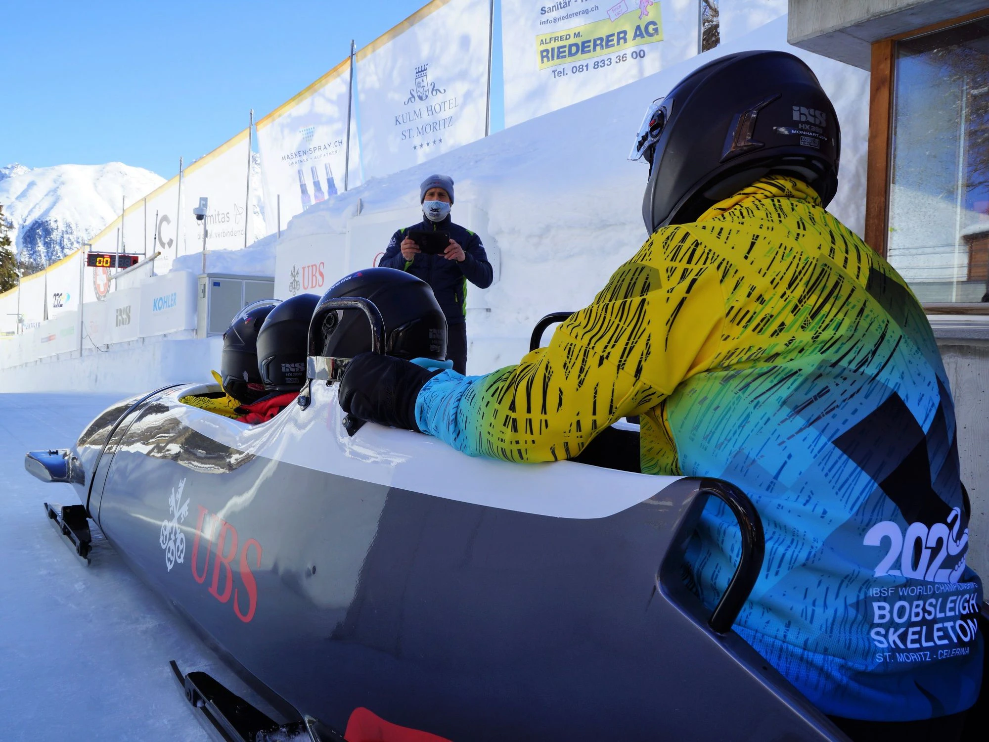 Olympic bobsleigh in St. Moritz