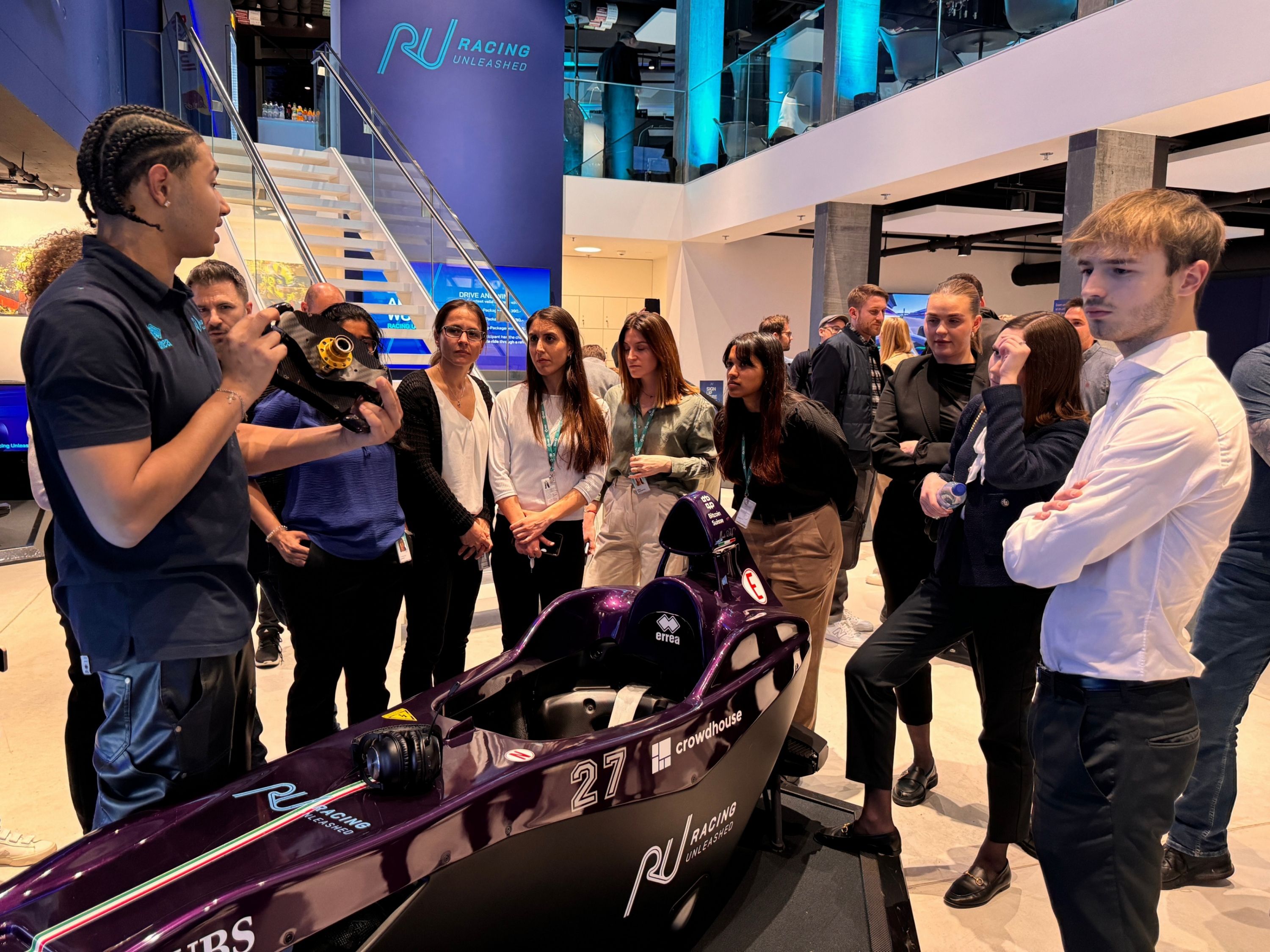 Racing Unleashed - Driving in the racing simulator at Zurich Airport