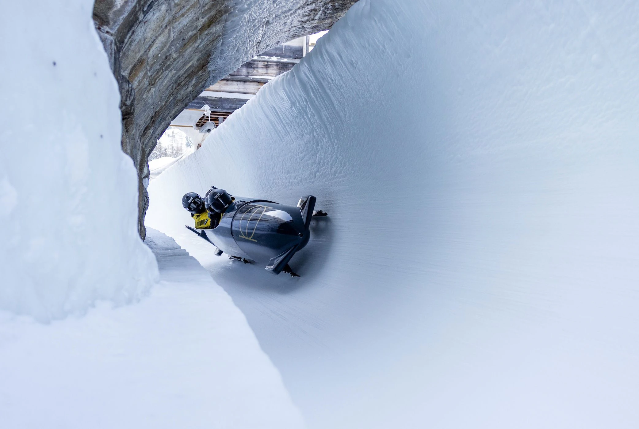 Olympic bobsleigh in St. Moritz