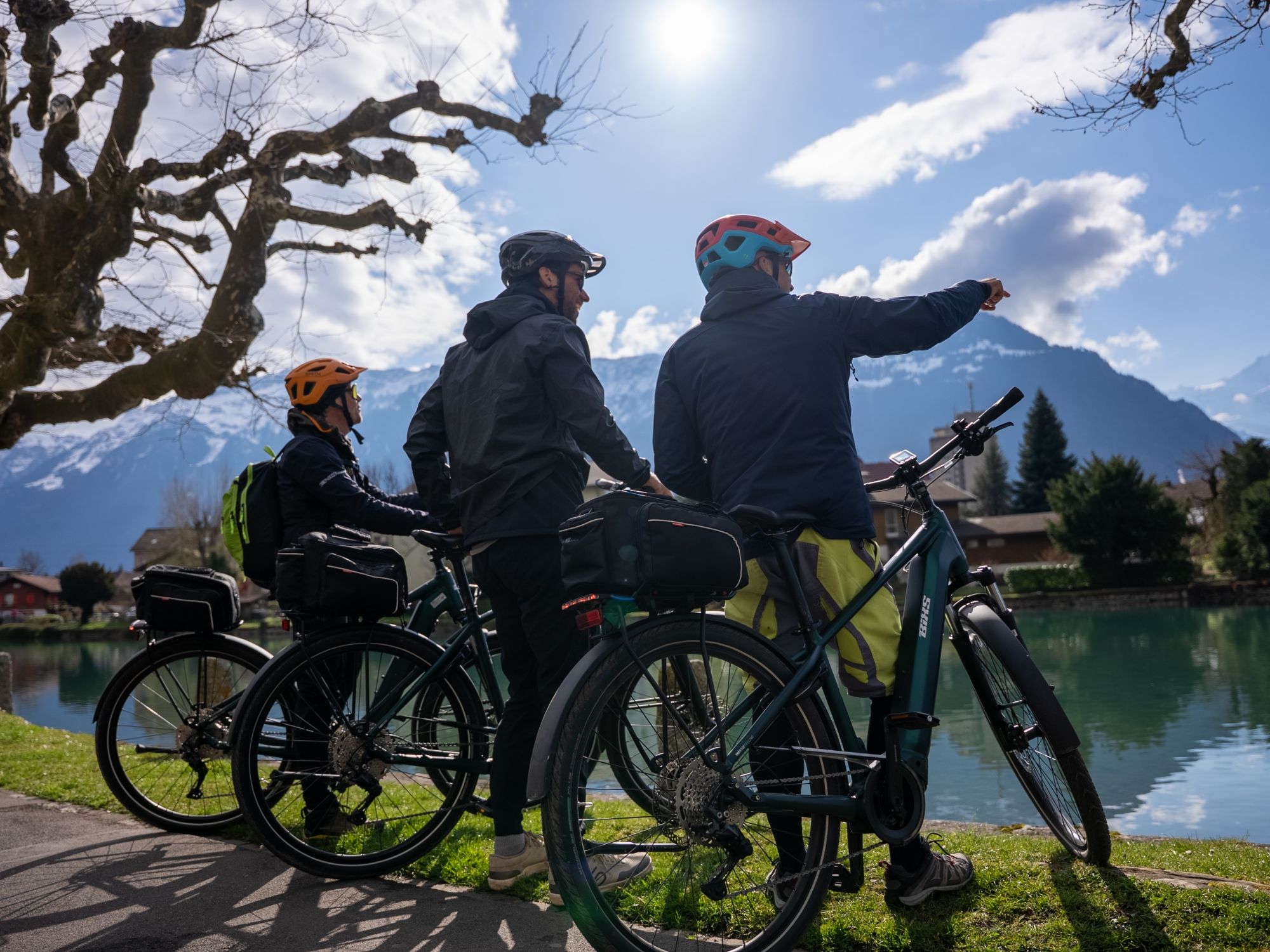 Scenic E-Bike Tour met gids in Interlaken