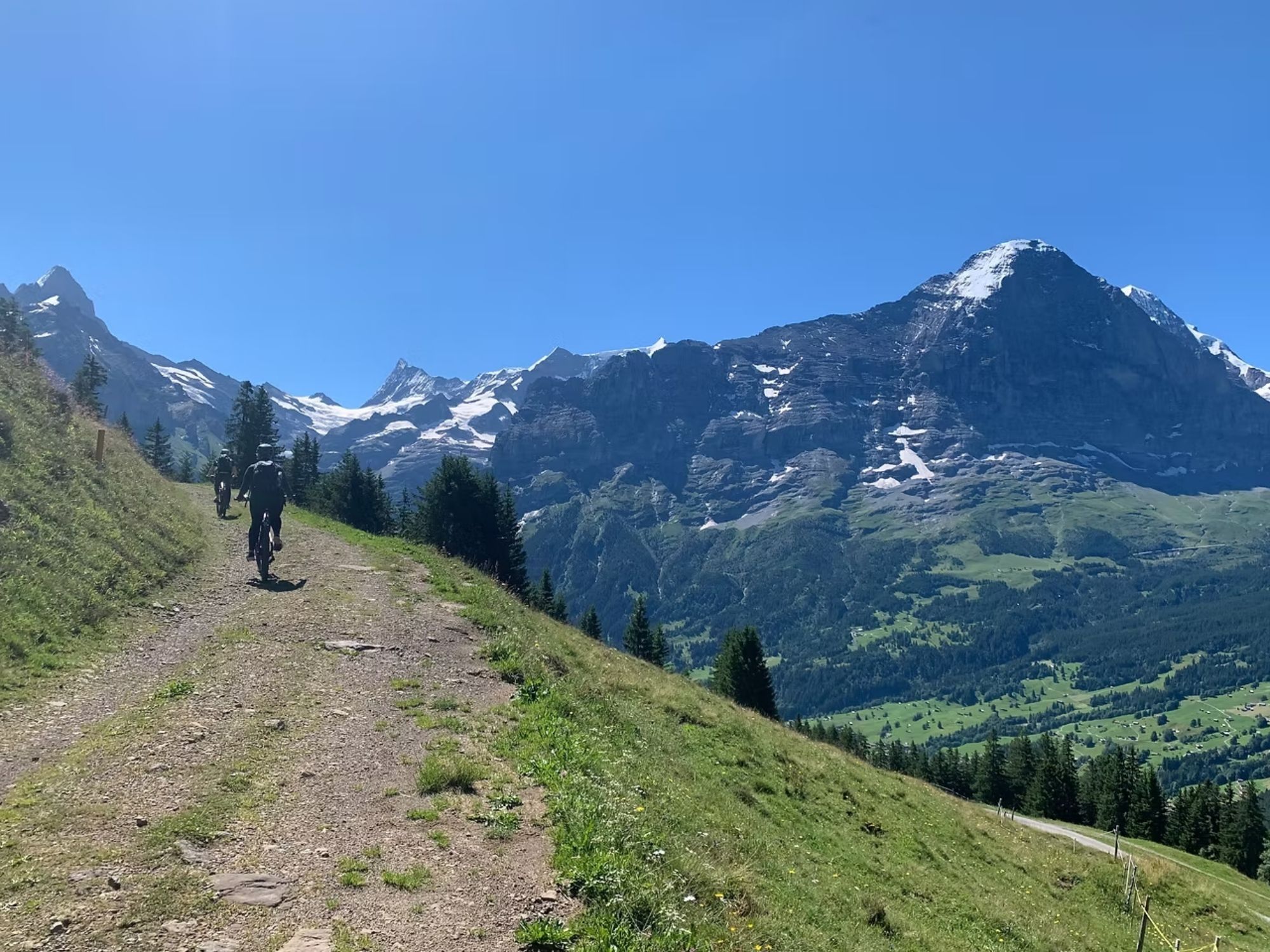 E-Mountainbike-tur med söndagsbrunch från Grindelwald