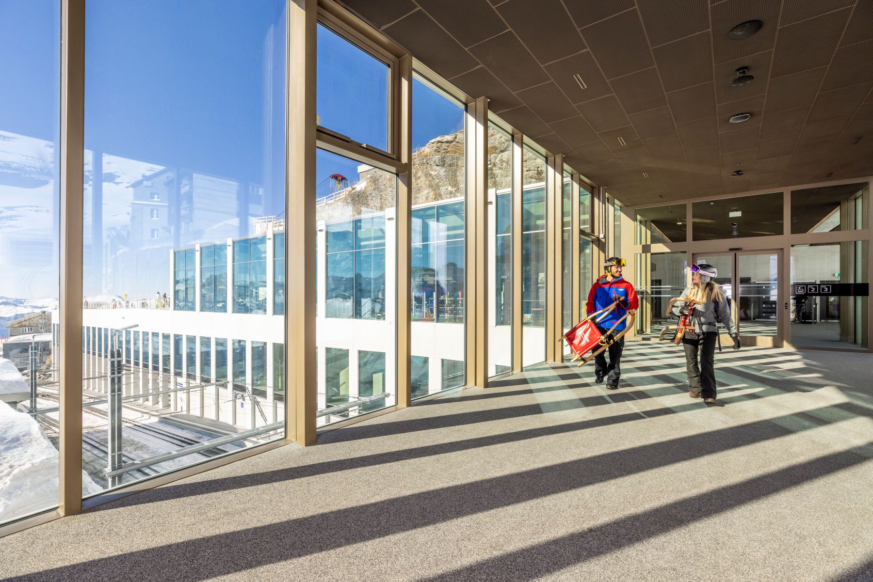 Eiger Glacier - with the Eiger Express to the modern station