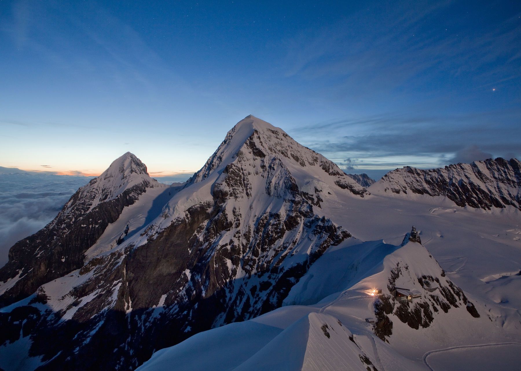 Eiger Glacier - with the Eiger Express to the modern station