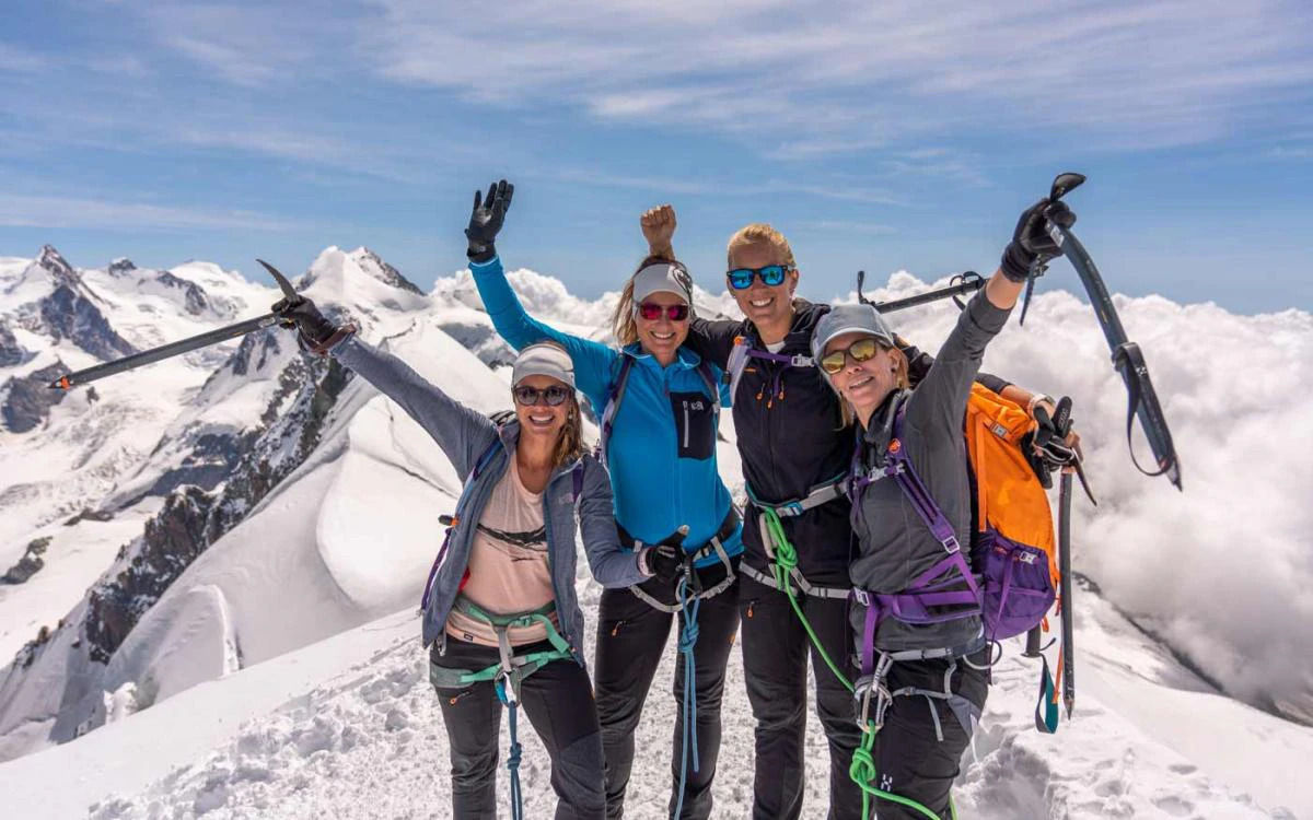 Breithorn - a four thousand meter peak for beginners