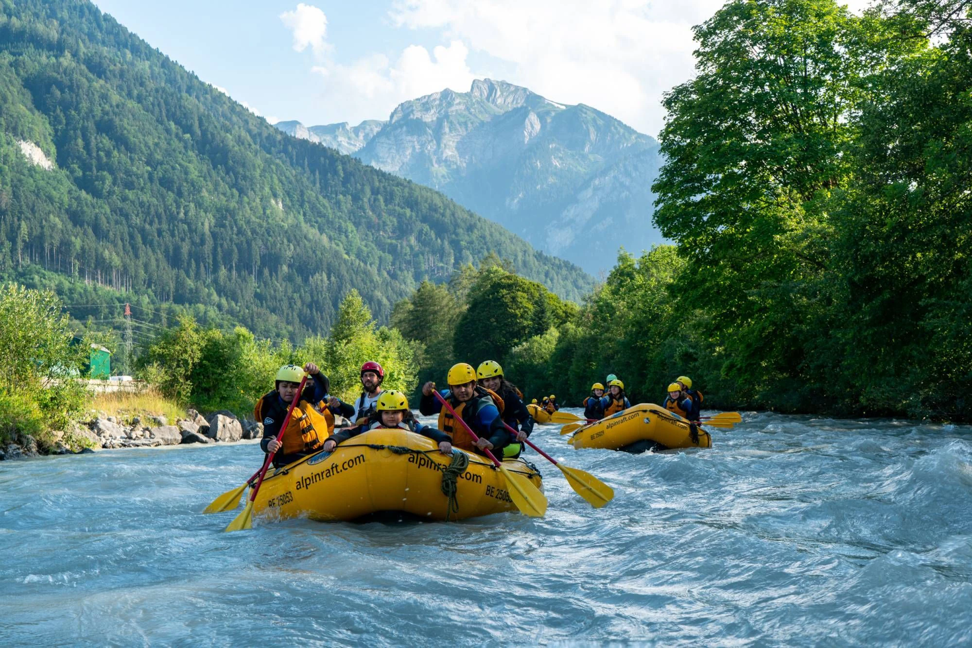 Rafting en Suisse - Les 9 meilleurs fleuves pour 2026