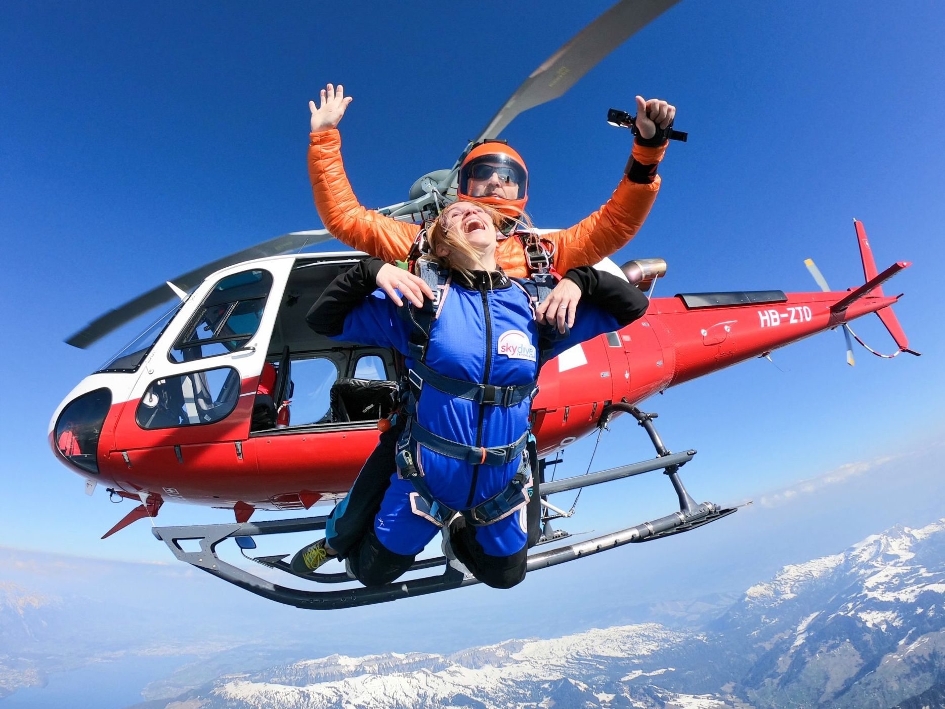 Skydiving - the 5 most spectacular jumps in Switzerland