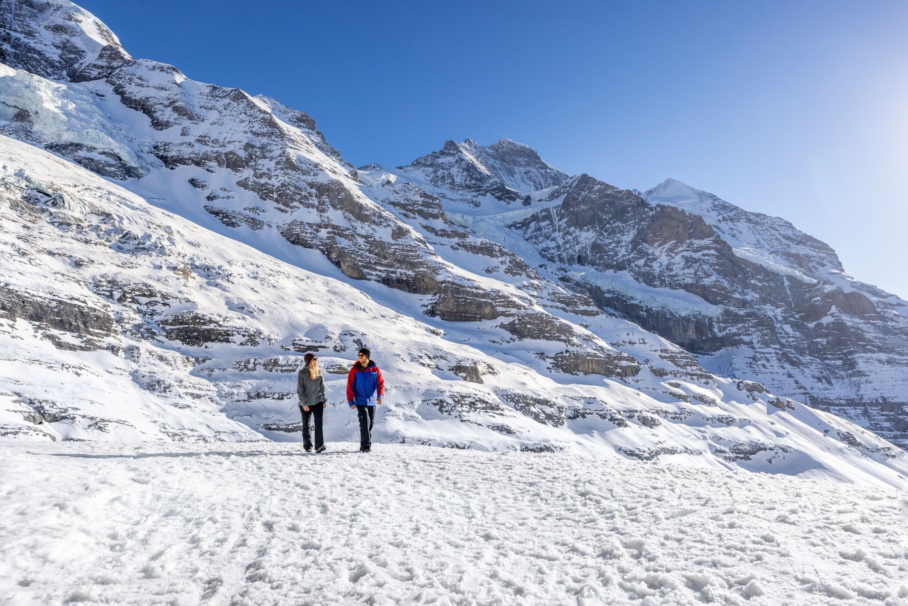 Eiger Glacier - with the Eiger Express to the modern station