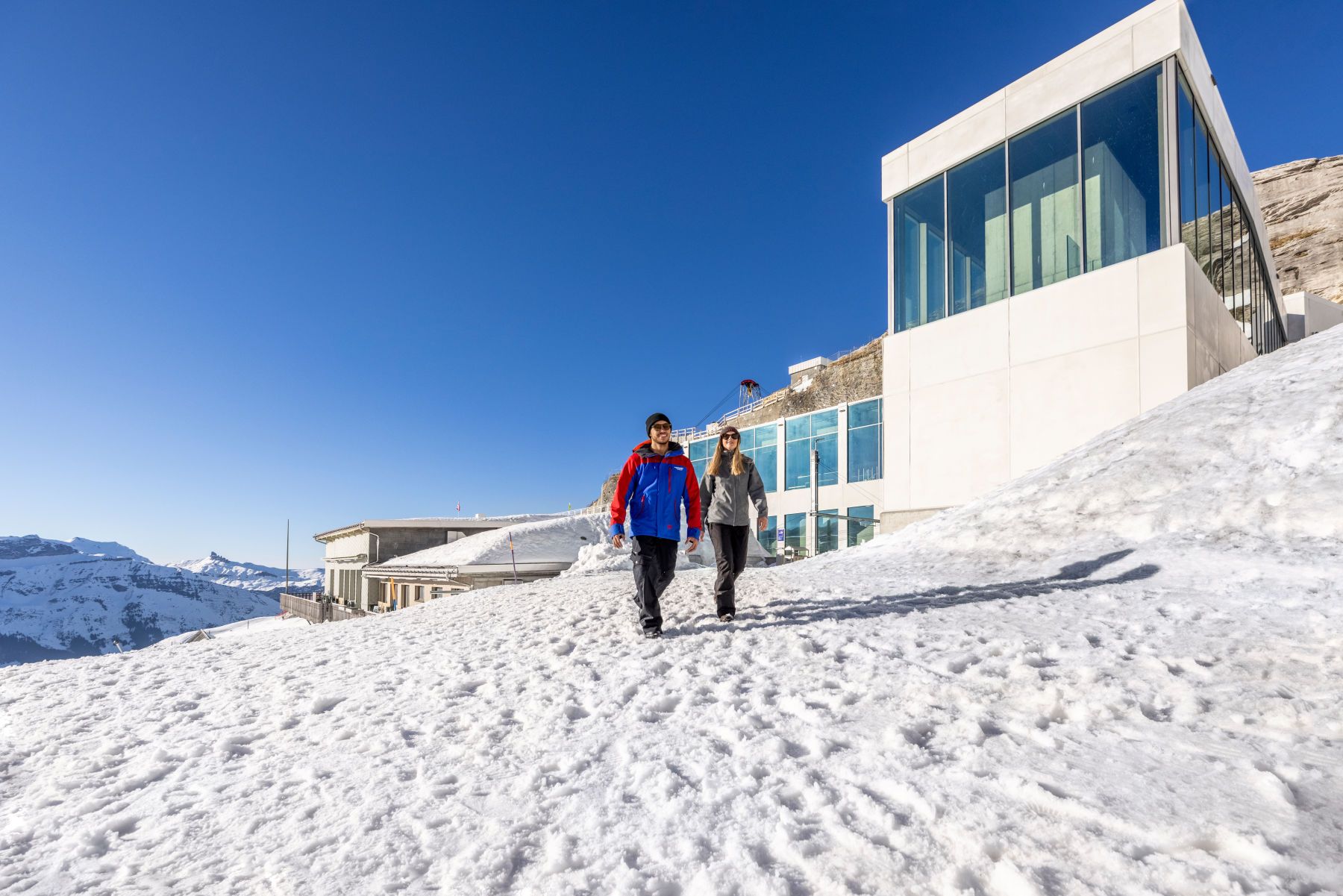 Eiger Glacier - with the Eiger Express to the modern station