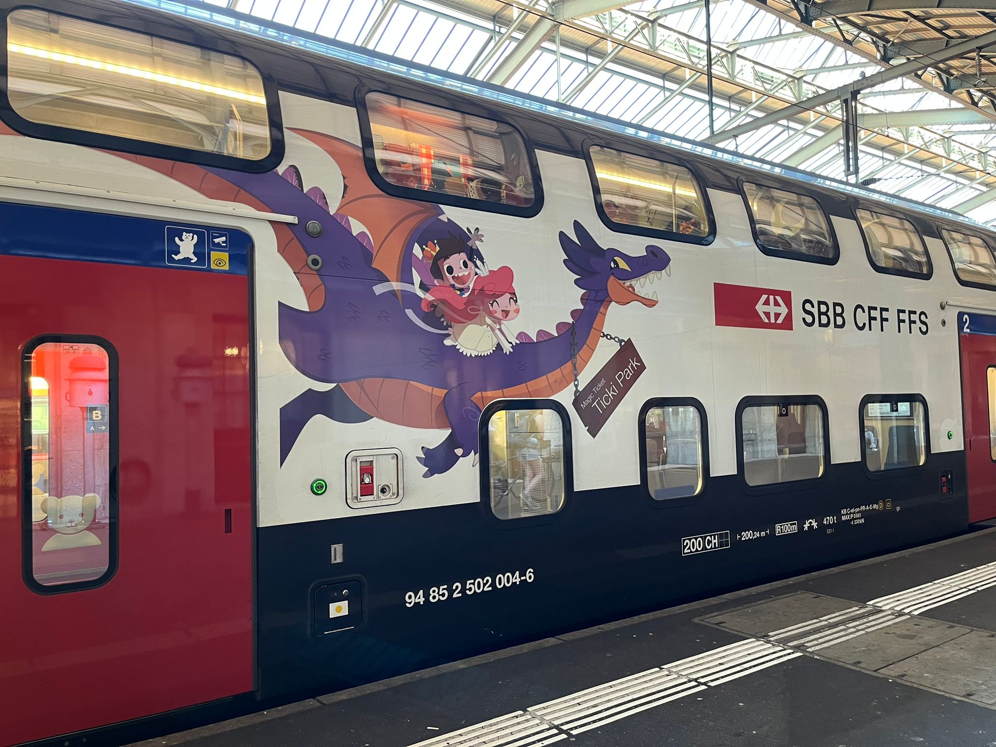 Carte journalière enfant CFF