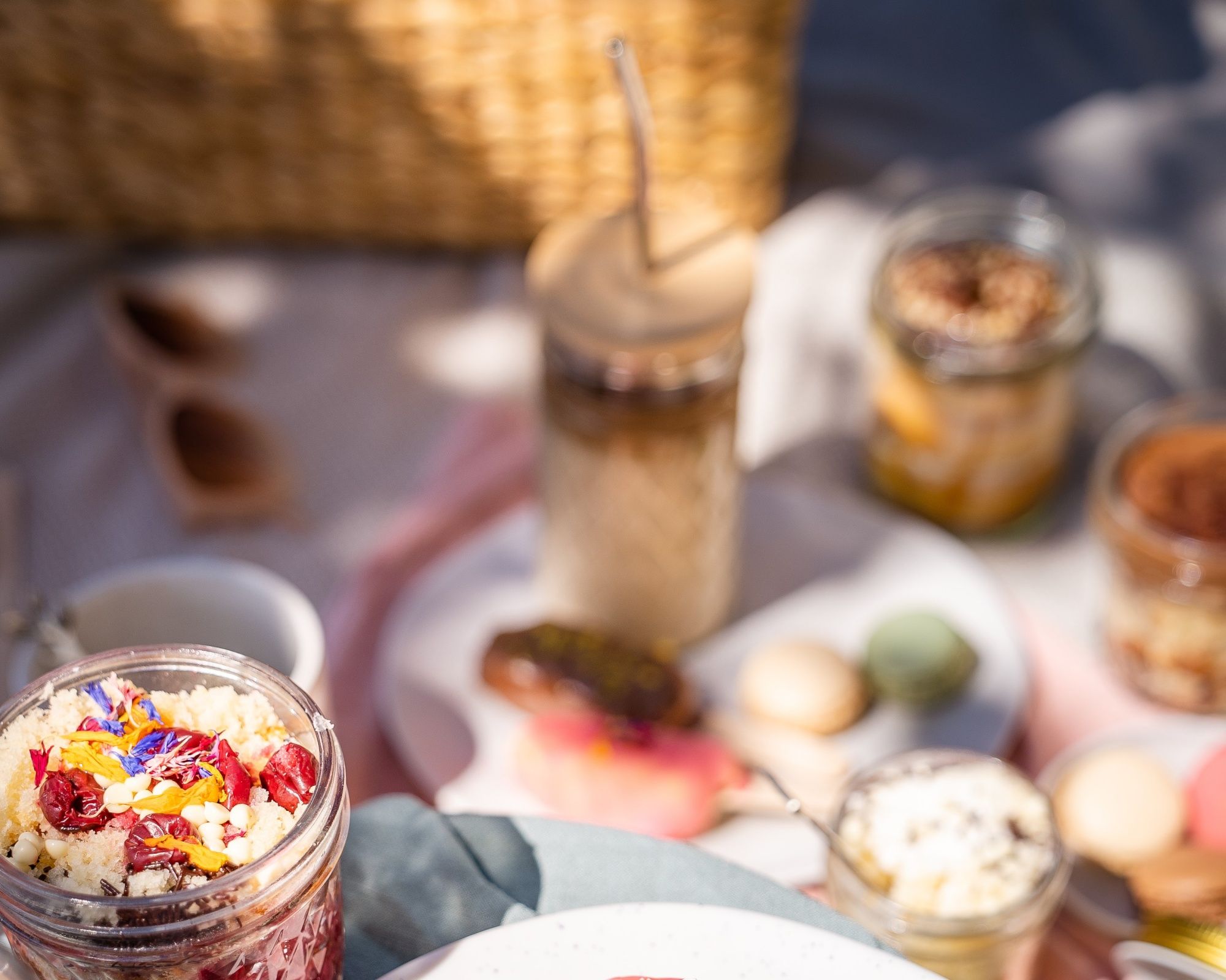 Desayuno picnic en el parque de Vitznau