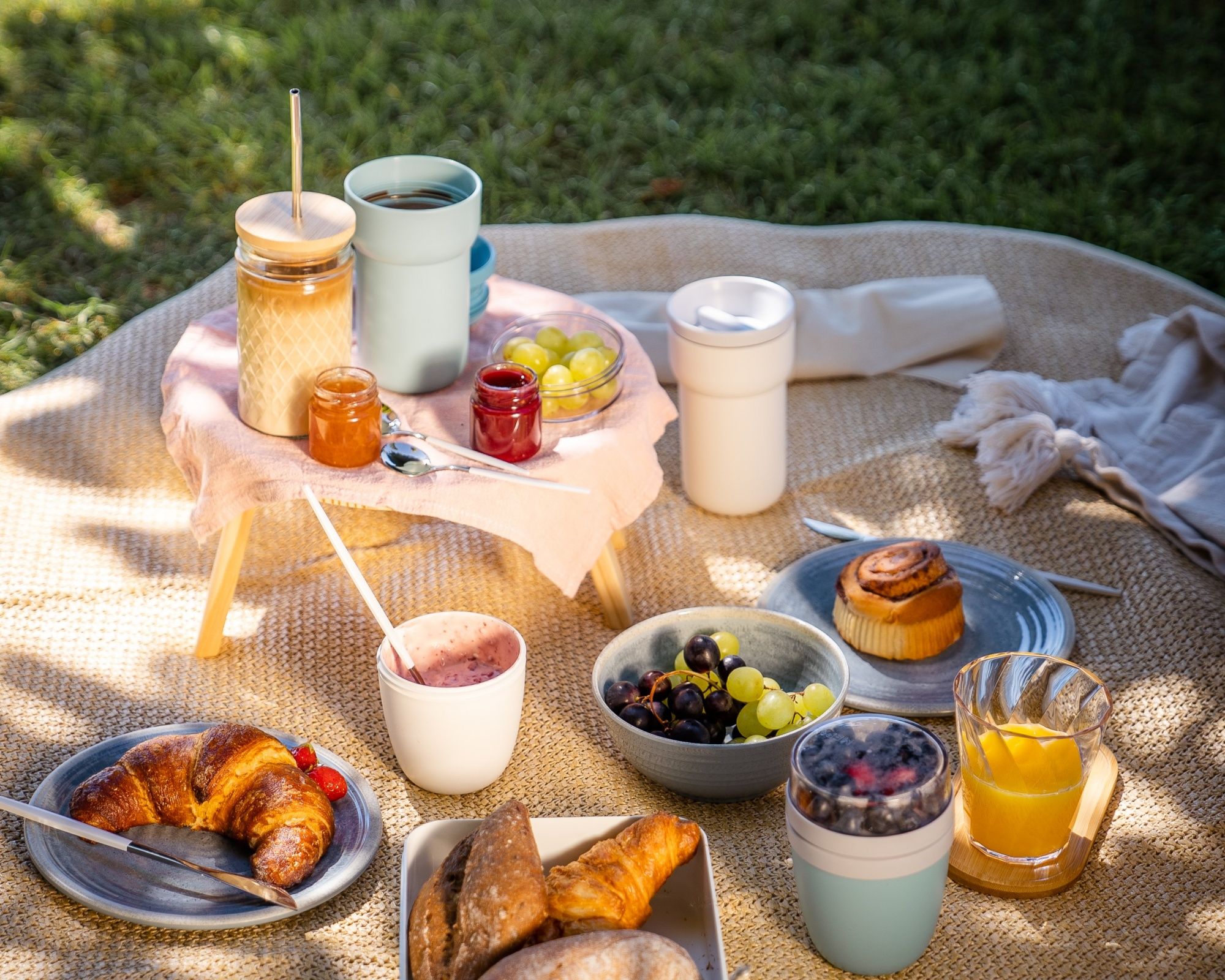 Desayuno picnic en el parque de Vitznau