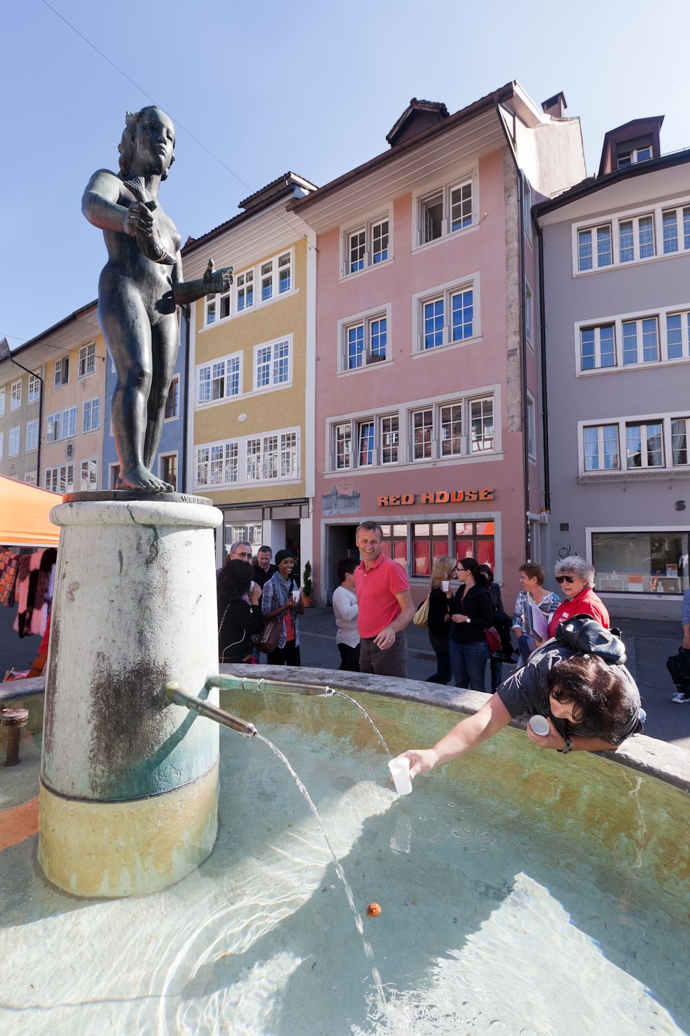 River Eulach in Winterthur city tour