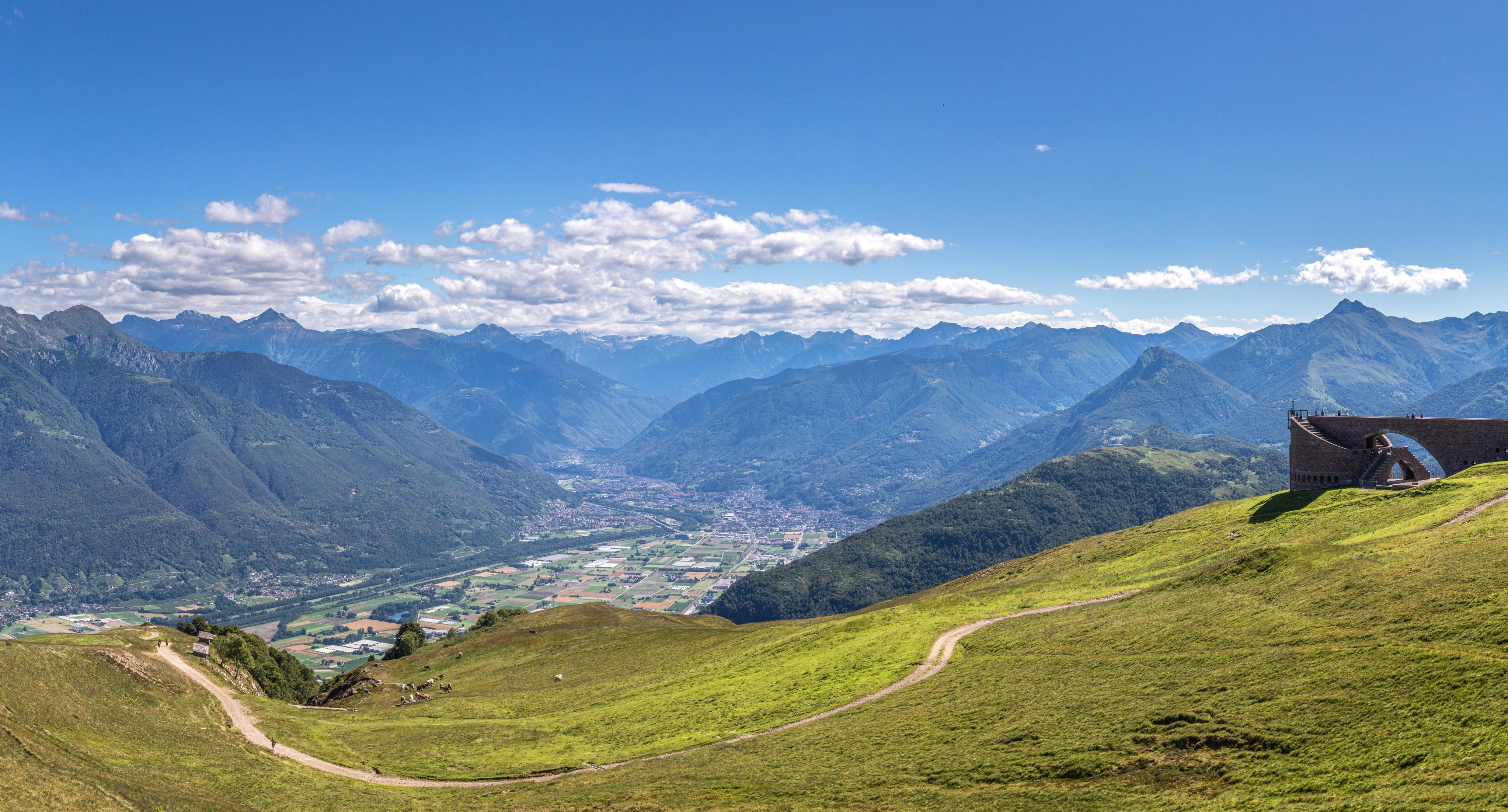 Bilhete de caminhadas Monte Tamaro - Monte Lema