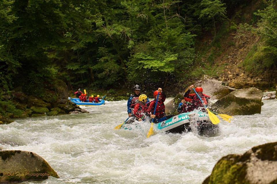 White water rafting Lütschine Interlaken