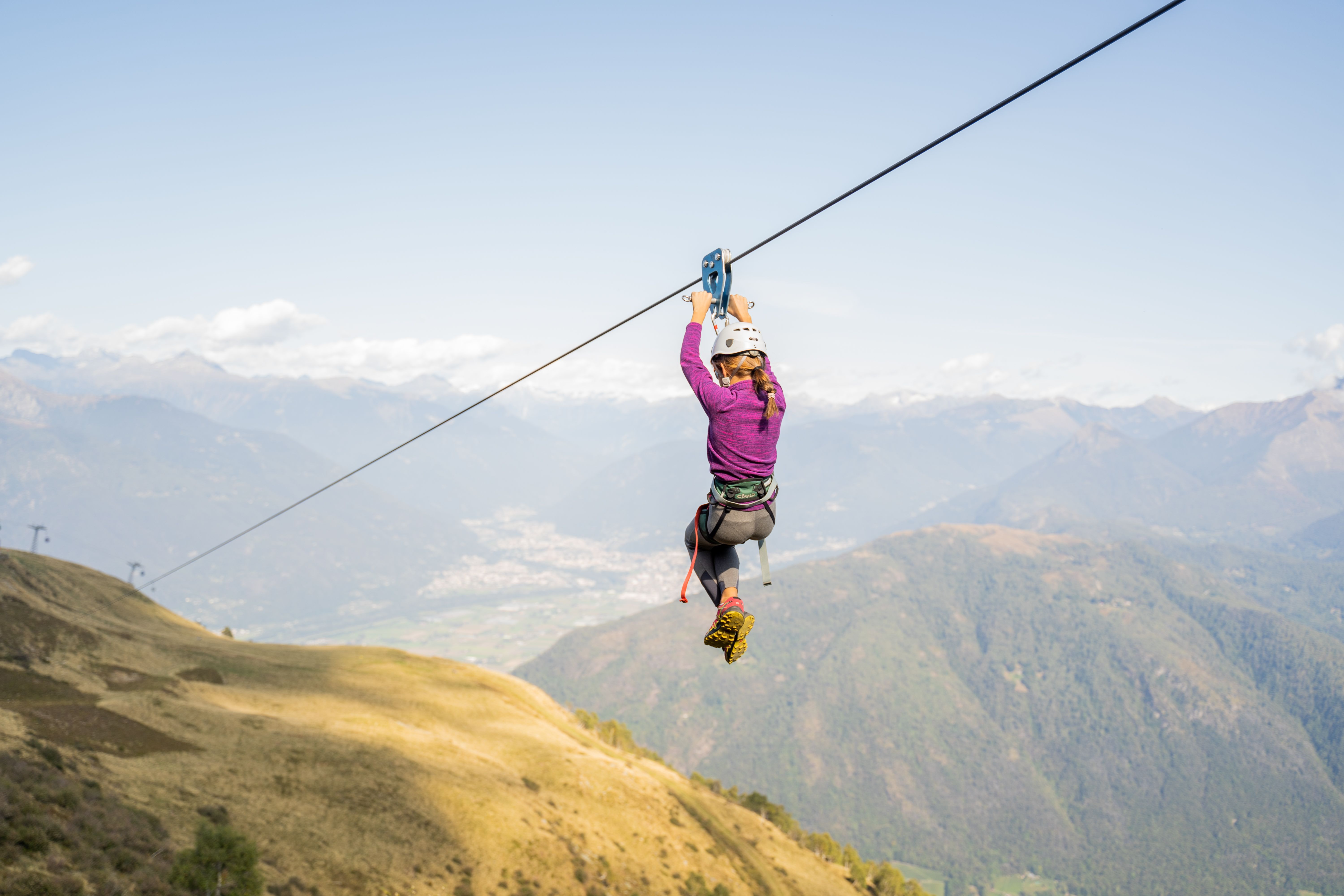 Ticket Tyrolienne auf dem Monte Tamaro
