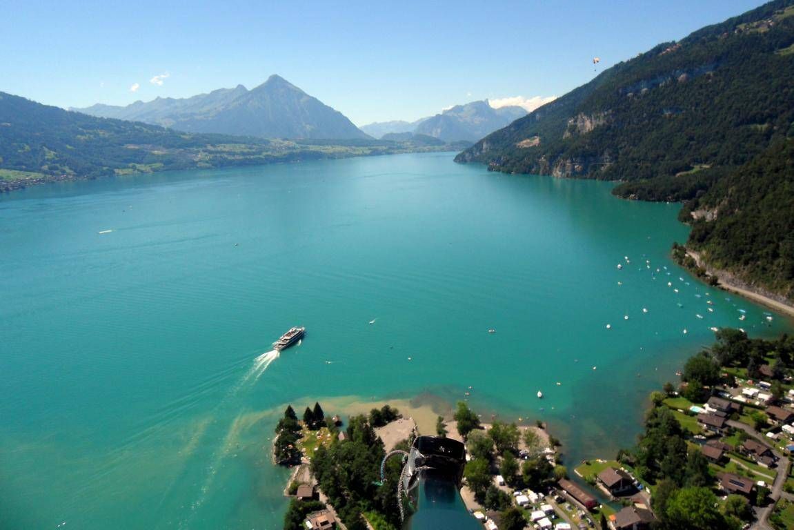 Beatenberg Gleitschirmfliegen Tandem ab Interlaken