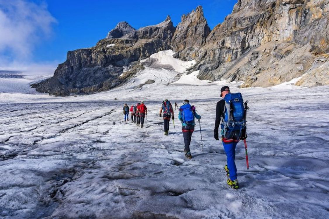 Plateau Rosa easy glacier hike from Zermatt