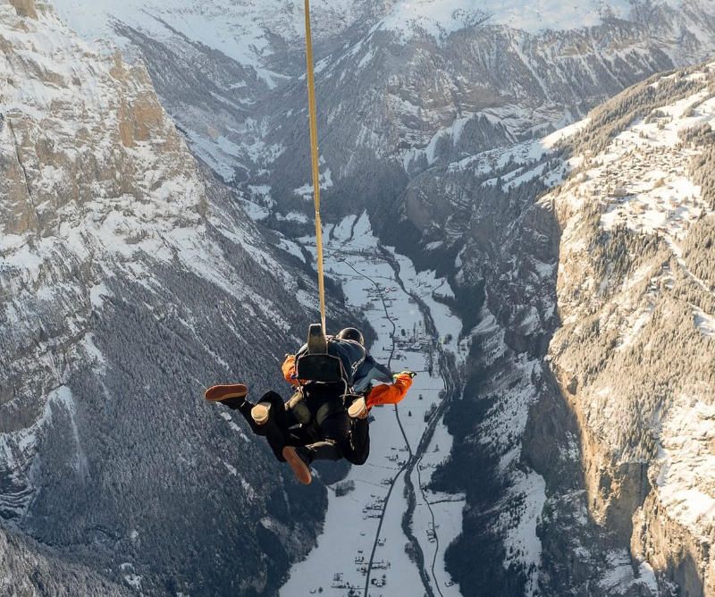 Eiger Jump Lauterbrunnen Helicopter Skydive